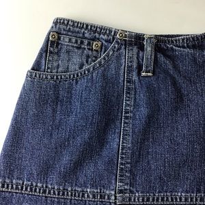 Gloria Vanderbilt | Skirts | Gloria Vanderbilt Patchwork Denim Skirt ...
